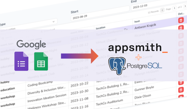Building a CRUD app with Google Sheets | Appsmith Community Portal